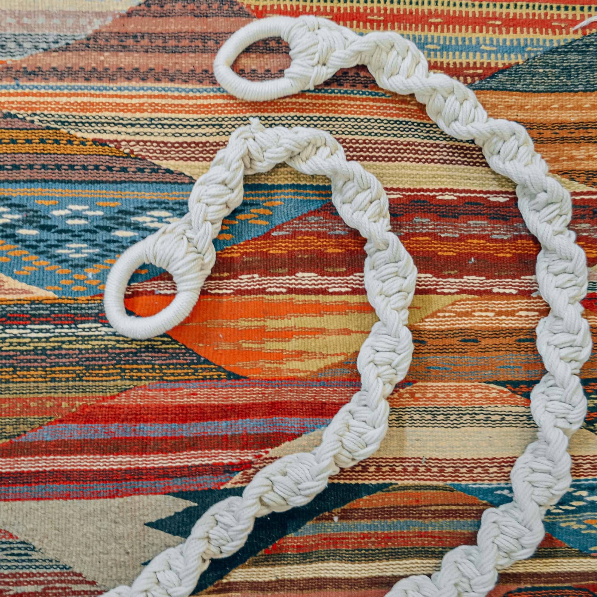 Macrame Boho Wood Swing - CrafterElena
