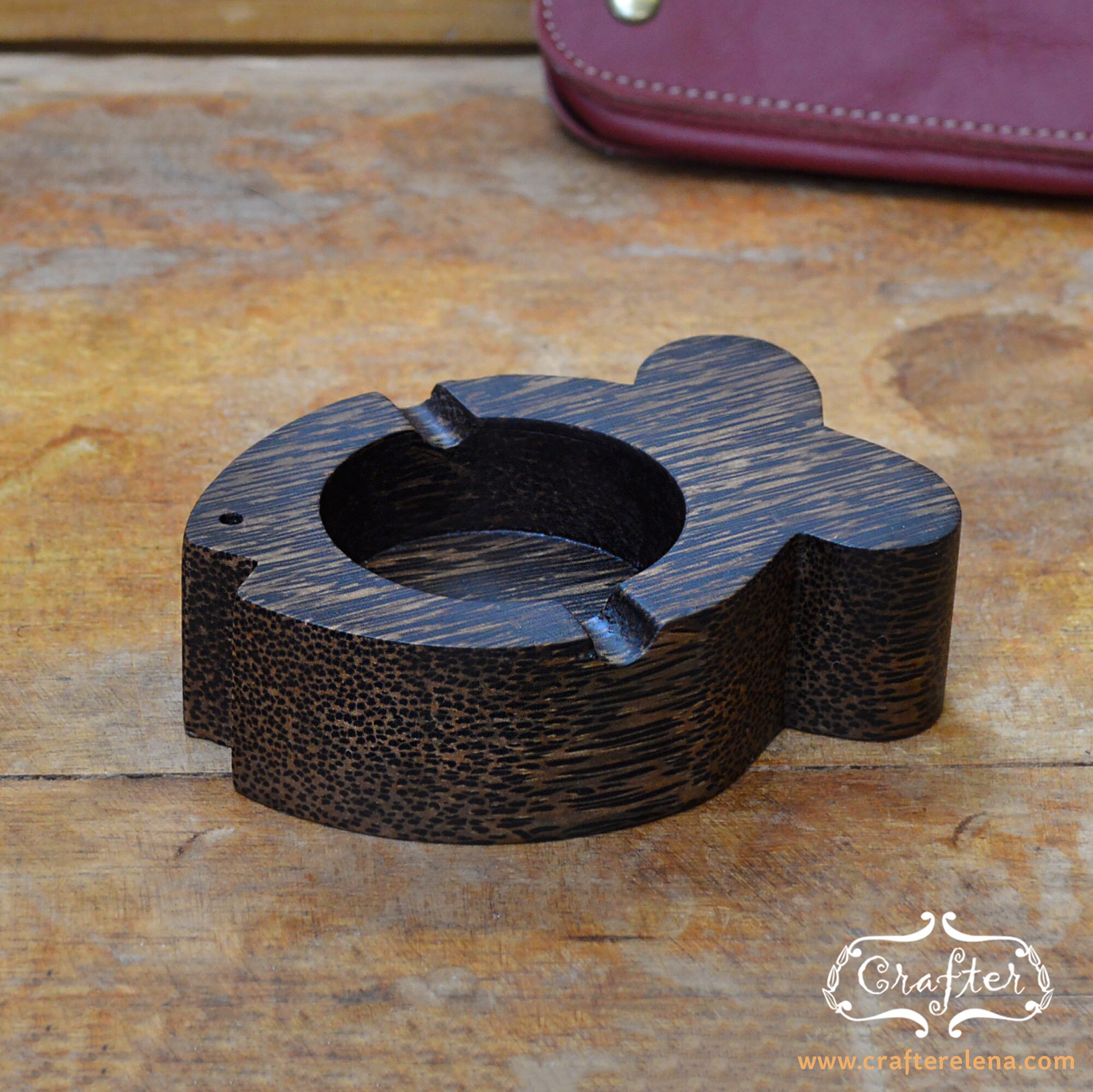 Wooden Fish Ashtray - CrafterElena
