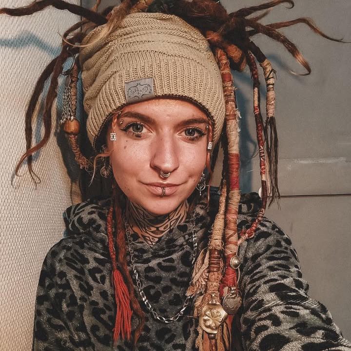 Dreadlock Beanie Bandana – Wavy Pattern – Versatile & Stylish